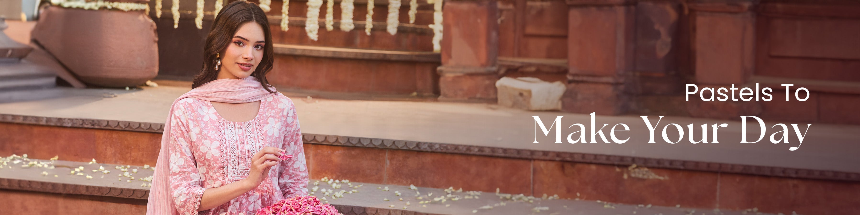 Buy Pastel Ethnic Wear Collection Online for Women | Rangita - Rangita